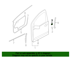 1995-2021 Nissan Door Shell Plug 01658-02121 | TascaParts.com