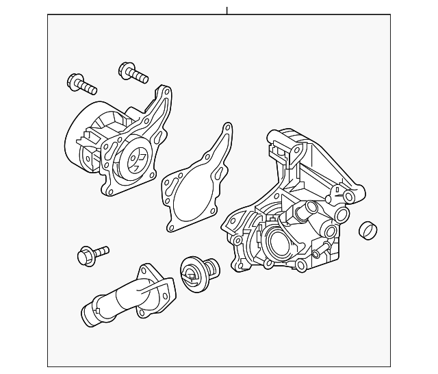 2019 Mazda CX-5 Water Pump Assembly SH01-15-010B | RealMazdaParts.com