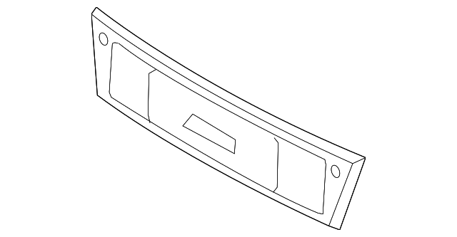 2009-2011 Audi License Mount 4F0-807-285-CC-T94 | OEM Parts Online