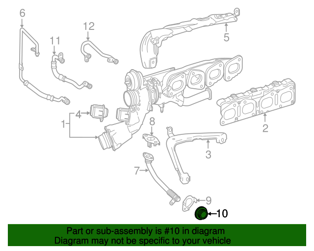271-187-00-80 - Oil Return Tube Seal 2012-2024 Mercedes-Benz | Mercedes ...