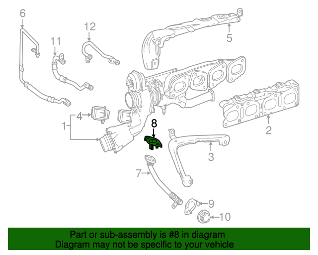 Oil Return Tube Gasket 6510960400 | MB OEM Parts