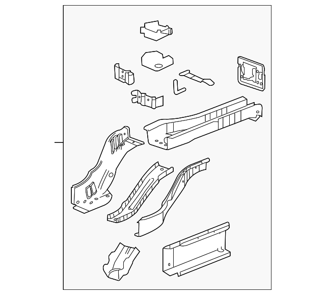 2010-2015 Chevrolet Camaro Driver Side Rear Compartment Panel ...