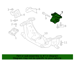 LR092039 - Automatic Transmission Mount 2005-2023 Land Rover ...