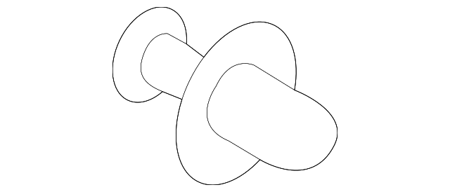 MUA00010 - Radiator Support Splash Shield Clip 2022-2024 Mitsubishi ...