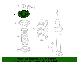 33506884486 - 2017-2022 BMW Upper Support (33-50-6-884-486) | BMW of ...