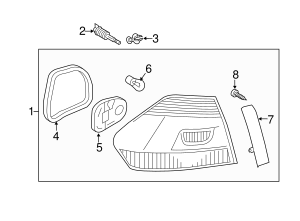 1993-2018 Volkswagen Tail Lamp Bulb N-017-732-6 | OEM Parts Online