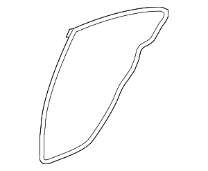 72815-TR3-A01 - Surround Weather-Strip 2012-2015 Honda Civic | Honda ...