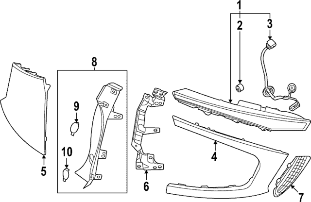 92402-CV050 - Tail Lamp Assembly 2022-2024 Kia EV6 | Kia.Parts Store
