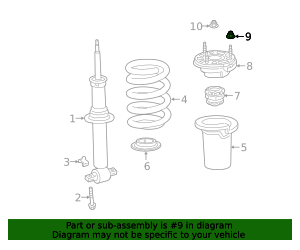 2019-2020 GM Strut Mount Nut 11546467 | GMPartsDirect.com