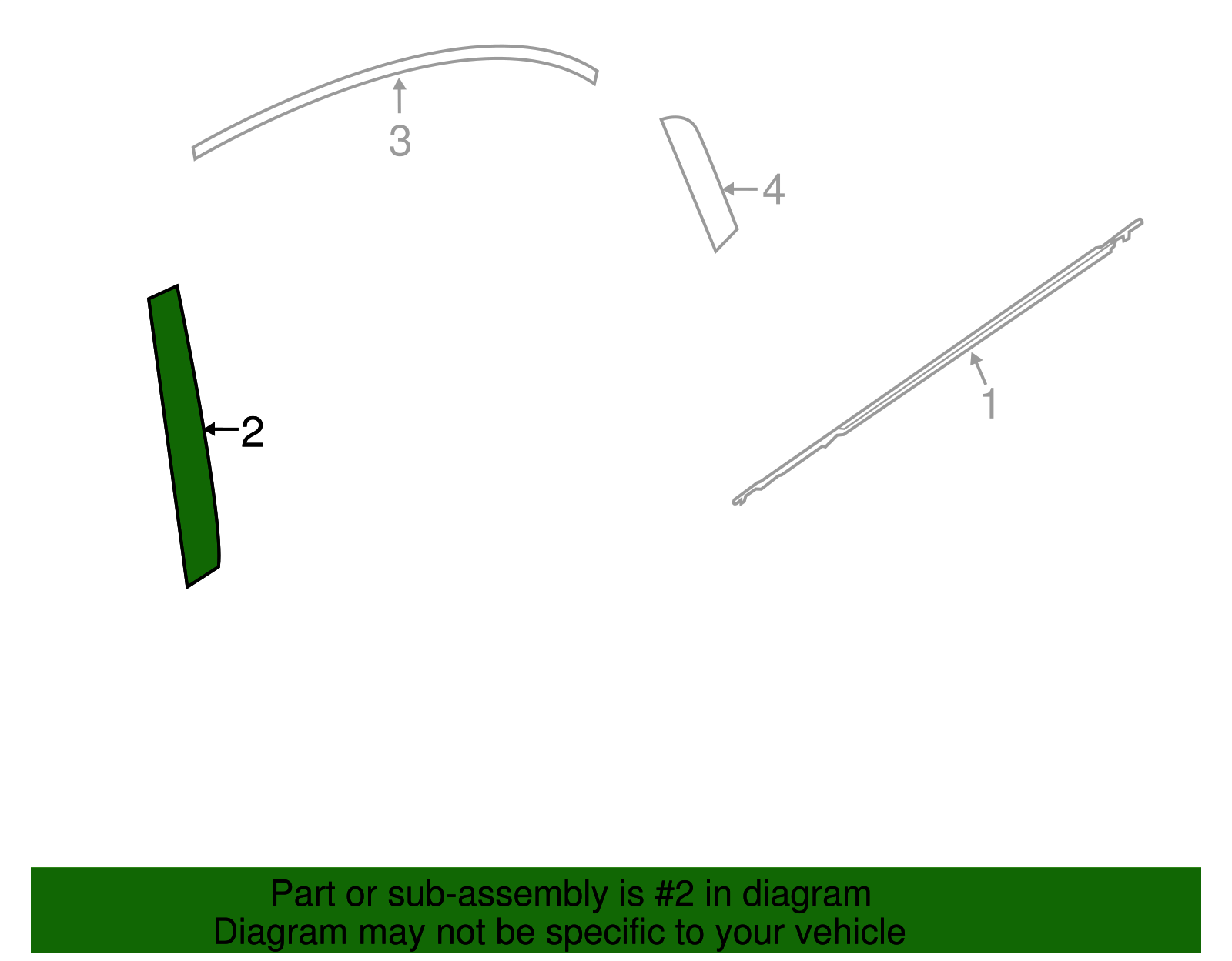 2017-2024 Subaru Black Out Tape 63563FL381 | OEM Parts Online