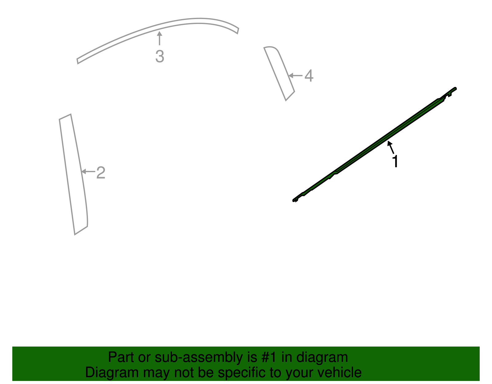 2017-2023 Subaru Belt Weather-Strip 62280FL000 | Subaru Parts Store