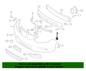 2008-2020 Nissan Bumper Cover Side Bracket 62225-JG000 | TascaParts.com