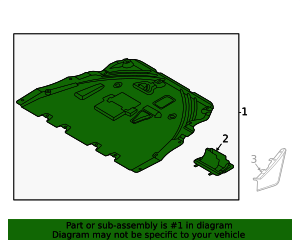 2021-2023 Ford Bronco Sport Lower Shield lx6z6775l | TascaParts.com