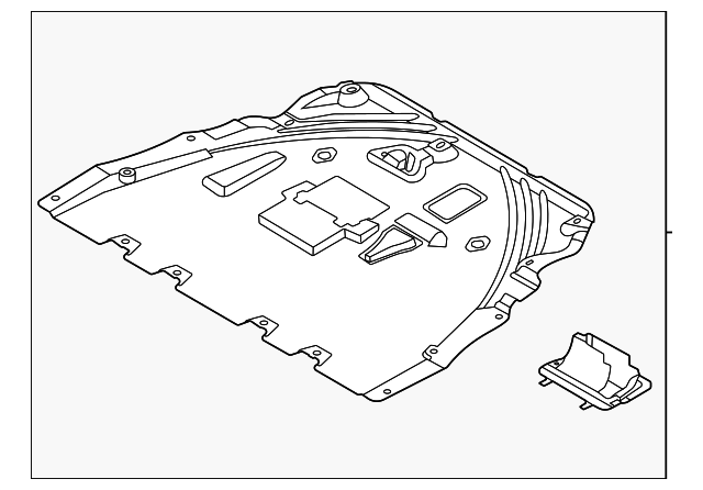 2021-2024 Ford Bronco Sport Lower Shield LX6Z-6775-L | OEM Parts Online