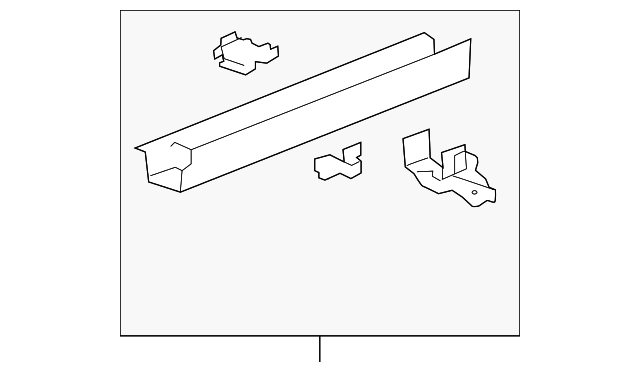 2011-2017 GM Rear Underbody Rail Assembly 22850717 | GMPartsDirect.com