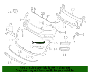 86556-D3500 - Bumper Cover Bracket 2019-2021 Hyundai Tucson ...