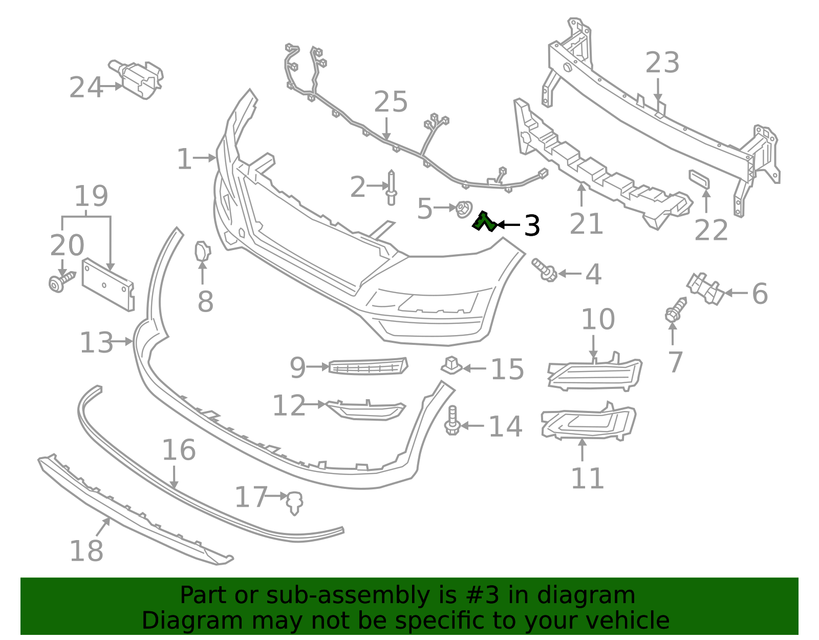 2019-2021 Hyundai Tucson Side Retainer 86578-D3500 | OEM Parts Online