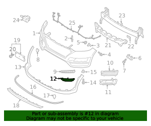 2019-2021 Hyundai Tucson Lower Molding 86567-D3500 | OEM Hyundai Parts