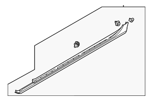 39790397 - Rocker Molding - 2019-2020 Volvo | Volvo OEM Parts Direct