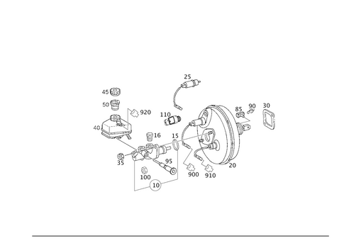 Brake Booster for 2010 Mercedes-Benz G550 | Mercedes-Benz USA Parts