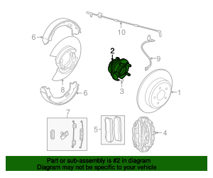 2015-2021 Mopar Hub Assembly 5181925AC | TascaParts.com