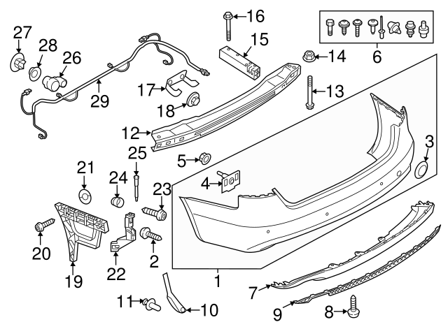 2013-2016 Audi Lower Trim 8K0-807-833-A-01C | Audi USA Parts