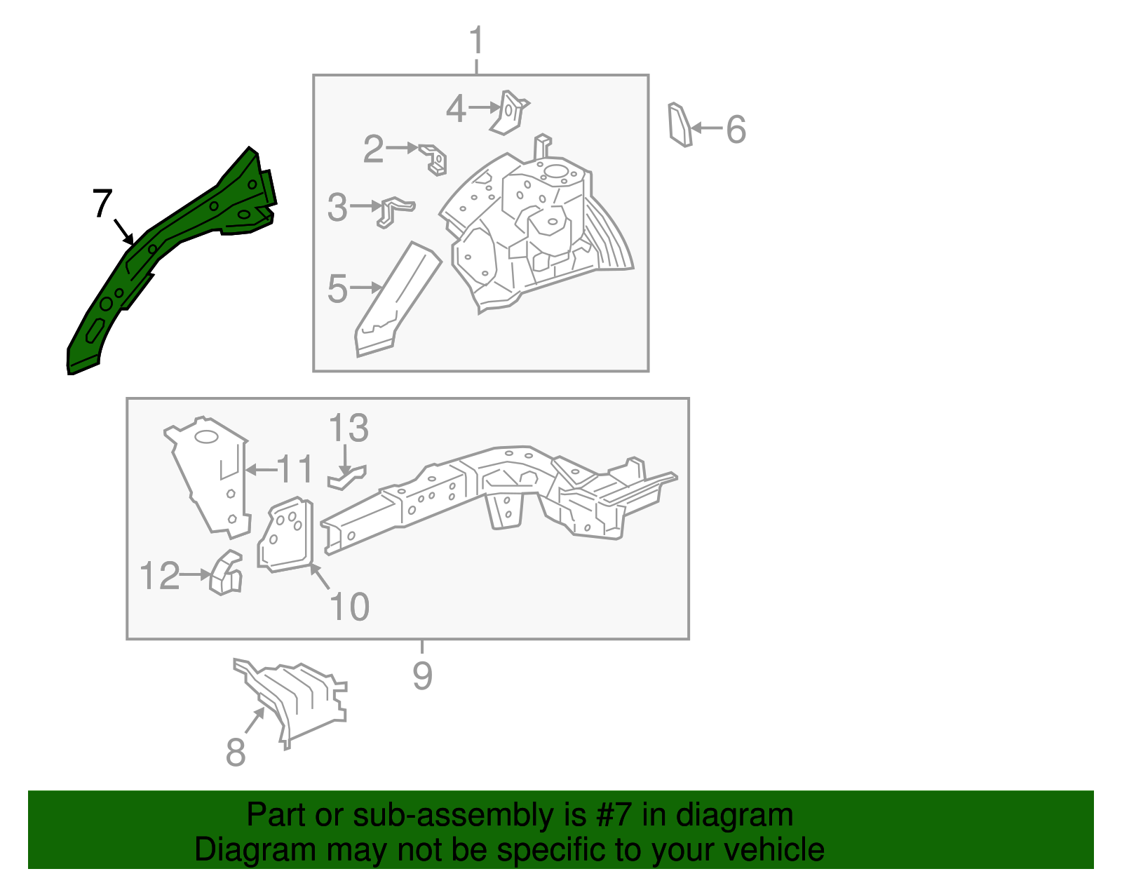 60610-T1W-A00ZZ - Upper Rail 2015-2016 Honda CR-V | Honda Parts Online