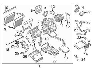 Genuine OEM Ford Part - Blower Case DV6Z-18A484-A | Genuine OEM Ford ...