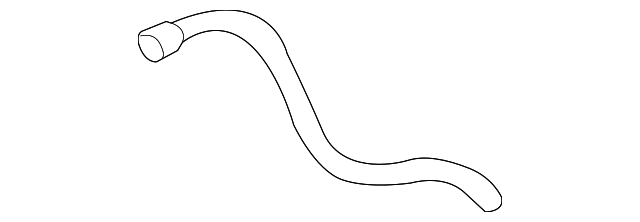 7L6-877-233 - Sunroof Drain Hose 2004-2010 Volkswagen Touareg ...