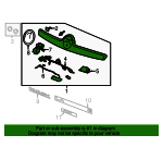 2014-2016 Buick LaCrosse Deck Lid Center Applique 90804053 GM ...