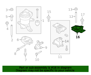 HG9Z-6K034-A - Automatic Transmission Mount Bracket 2017-2020 Ford ...