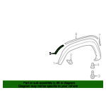 75696-04050 - Wheel Opening Molding Pad 2016-2023 Toyota Tacoma | Longo ...