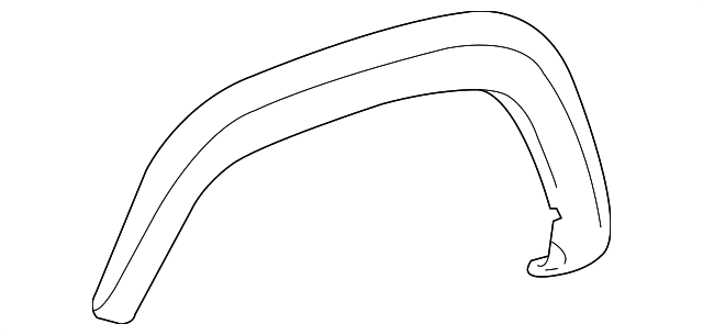 75872-04060 - Fender Flare (Left, Front) - 2016-2023 Toyota Tacoma ...