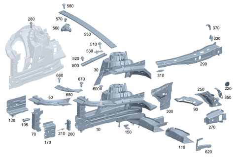 Wheel Well, Front Axle Carrier for 2022 Mercedes-Benz C300 | Mercedes ...