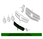 156-885-08-22 - Lower Grille 2015-2017 Mercedes-Benz | Mercedes-Benz ...