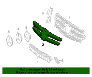 156-888-01-60-9999 - Molding 2015-2017 Mercedes-Benz | Mercedes-Benz ...