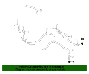 2001-2022 Toyota Automatic Transmission Oil Cooler Hose O-Ring 90301 ...