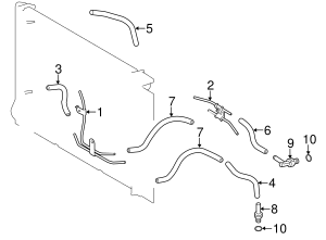 2009-2019 Toyota Hose 90445-15045 | Toyota Parts Center