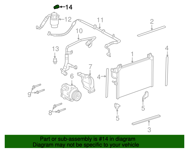 Genuine AC Switch for 2005-2009 Saab 9-7x | Part# 89040362 | Over 30% ...