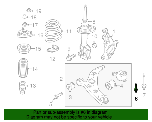2014-2018 Mazda 3 OEM NEW 2014-2018 Mazda 3 Suspension Lower Control ...