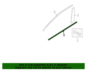 2021-2024 Hyundai Belt Molding 82210-AA000 | OEM Parts Online