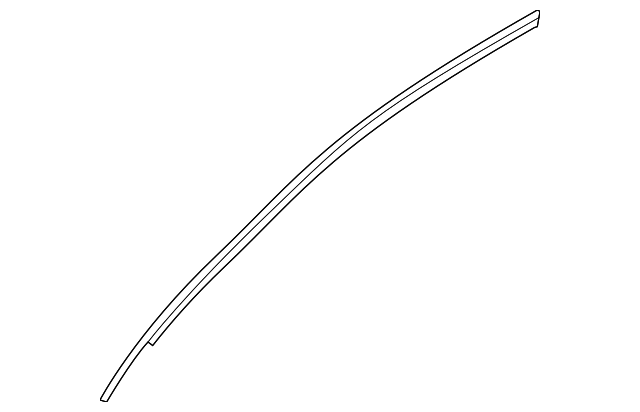 Genuine Frame Molding for 2021-2023 Hyundai Elantra | Part# 82860-AA000 ...