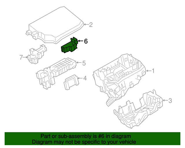 2014-2019 Toyota Fuse Holder 82631-12060 | OEM Parts Online