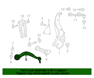 2016-2020 Cadillac CT6 Lower Control Arm 84245540 | TascaParts.com