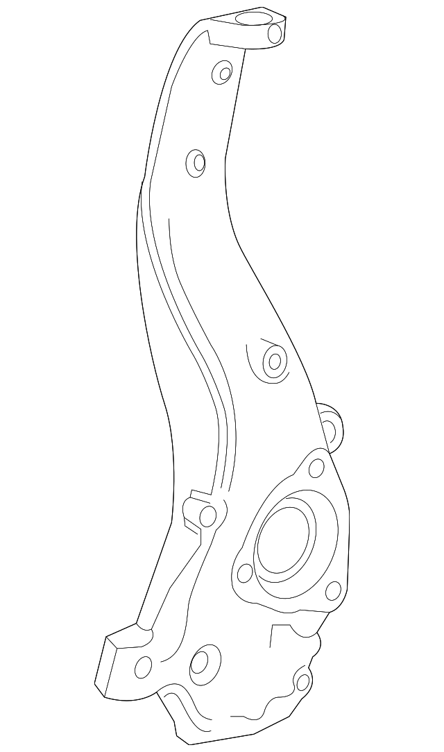 2016-2020 Cadillac CT6 Driver Side Steering Knuckle 84193258 GM ...