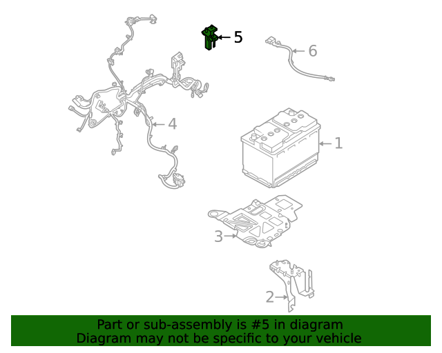 2021 Ford Bronco Sport Positive Term JU5Z-14526-AC | OEM Parts Online