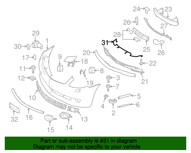 221-540-74-05 - Harness 2007-2010 Mercedes-Benz | Mercedes-Benz USA Parts