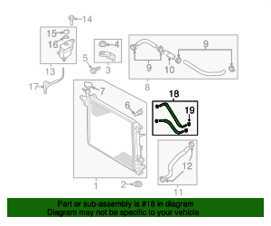 25420-C6700 - Oil Cooler Tube 2016-2018 Kia Sorento | Kia.Parts Store