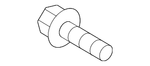 000000-000523 - Side Trim Panel Screw Mercedes-Benz USA Parts