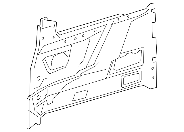 447-690-49-53-7386 - Lower Panel 2018-2023 Mercedes-Benz Metris ...
